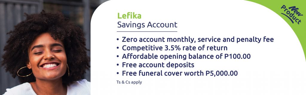 Lefika Savings Account - First Capital Bank Botswana