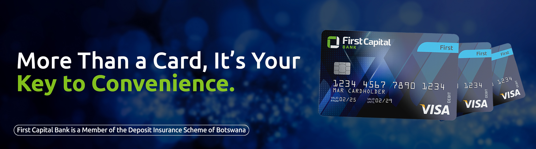 Visa Classic Debit Card - First Capital Bank Botswana
